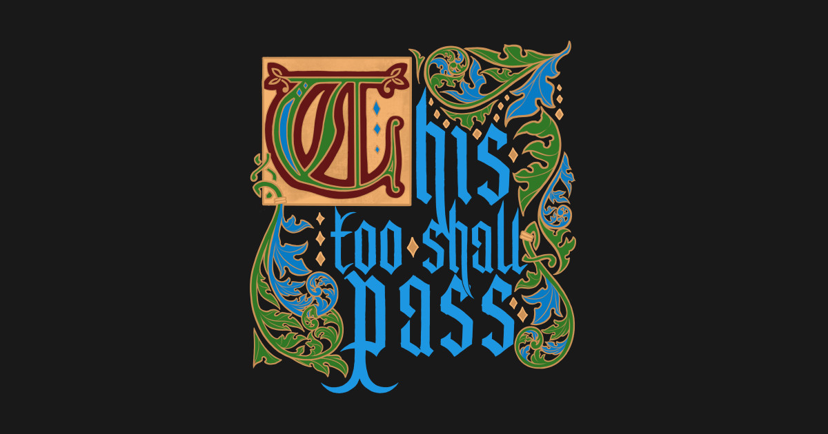 Medieval Motivation: Courage (Blue) - Medieval - T-Shirt | TeePublic