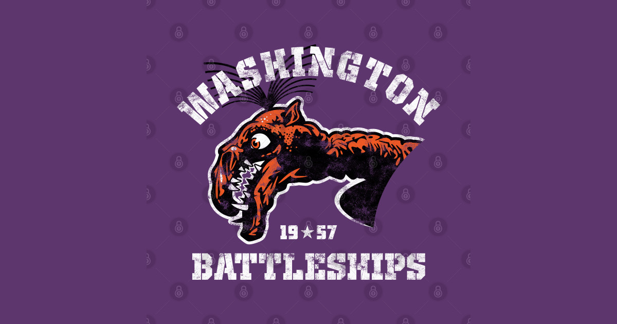 Giant Claw Washington Battleships Sports Team - Giant Claw - T-Shirt ...