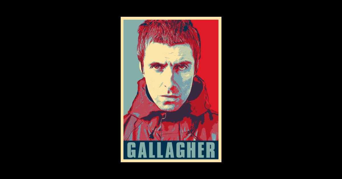 Liam Gallagher vintage style - Liam Gallagher - Sticker | TeePublic