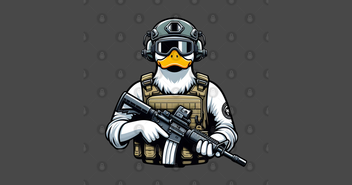 Tactical Duck - Tactical Duck - T-Shirt | TeePublic