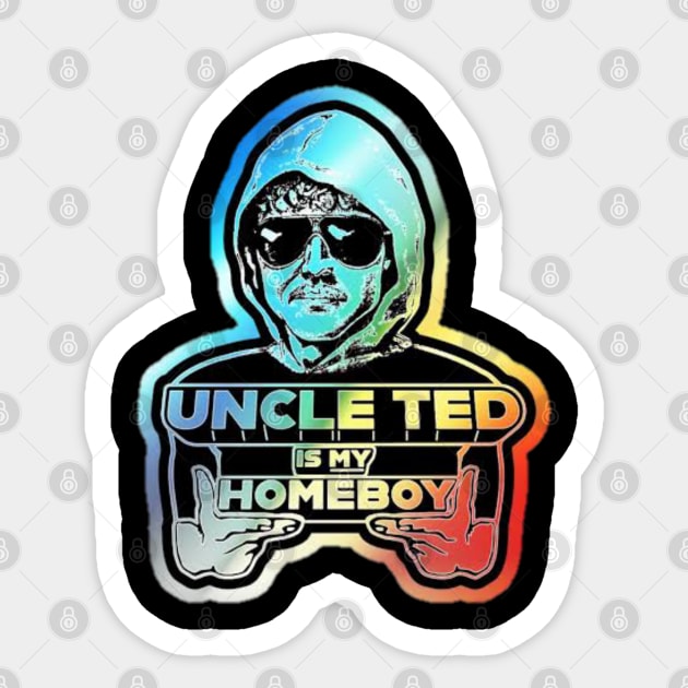 uncle teds//aesthetic art for fans - Ted Kaczynski - Sticker | TeePublic
