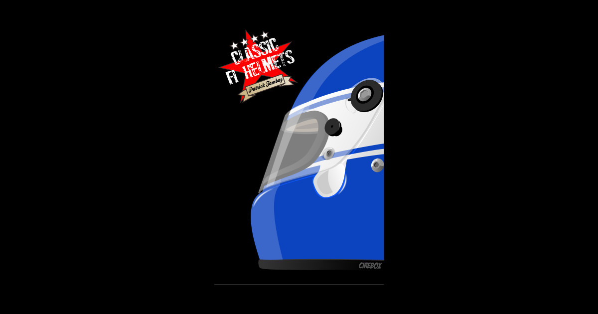 PATRICK TAMBAY CLASSIC HELMET - Classic Helmet - Sticker | TeePublic