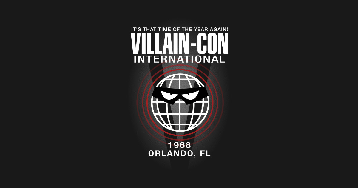 VILLAIN-CON INTERNATIONAL - Comic - T-Shirt | TeePublic