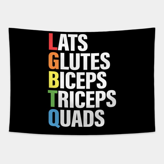 Lats Glutes Biceps Triceps Quads Lgbtq Gym Pride Month - Pride Month ...