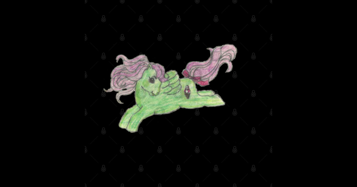 MLP Peppermint Crunch Sketch - My Little Pony - Sticker | TeePublic