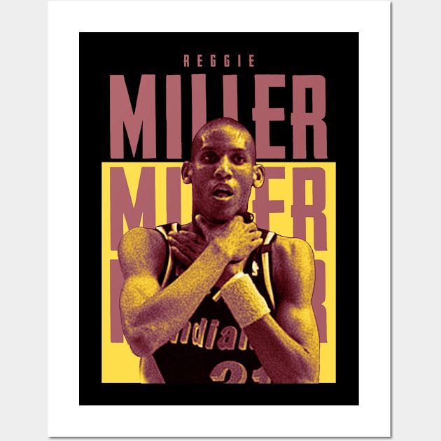 Reggie Miller Choke Sign Basketball - Reggie Miller - Posters and Art ...