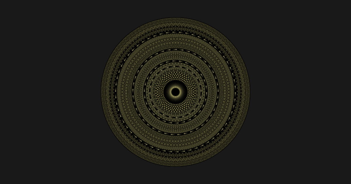 Solar eclipse. Mandala. Sacred geometry - Solar Eclipse - T-Shirt ...