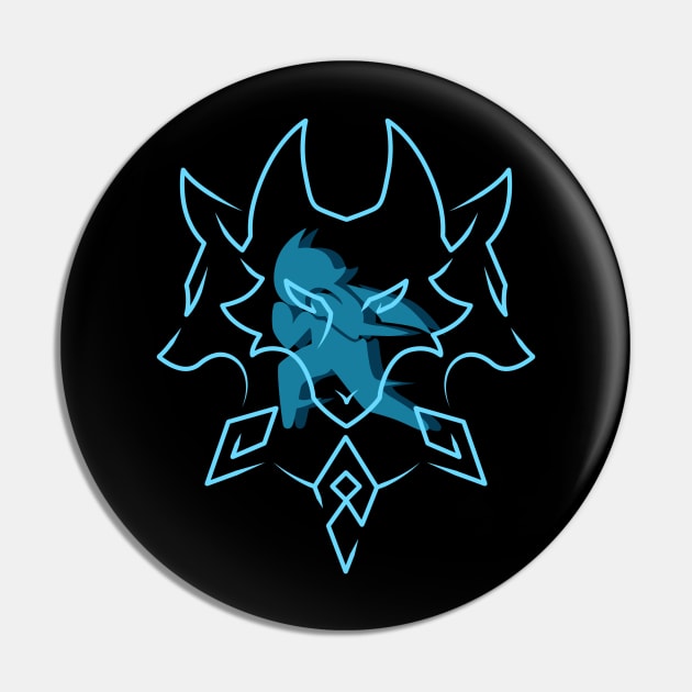 wriothesley - cerberus - Genshin Impact - Pin | TeePublic