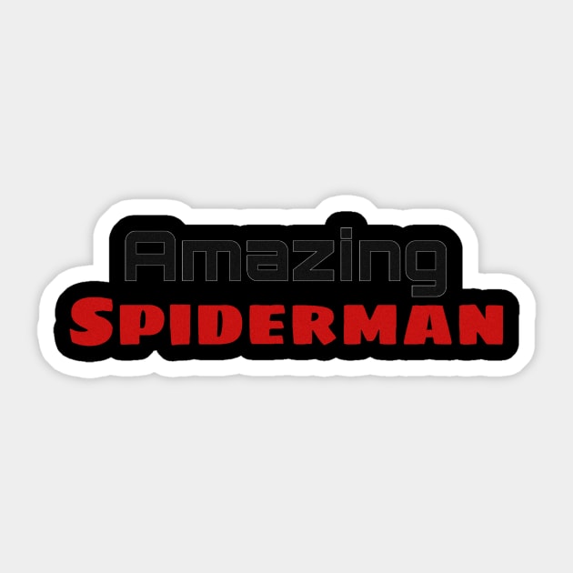 Amazing Spiderman - Spiderman - Sticker | TeePublic