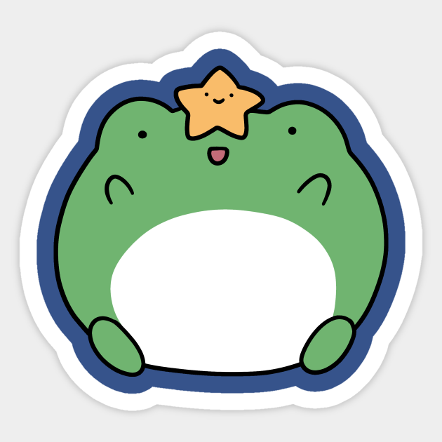 Star Frog - Frog - Sticker | TeePublic
