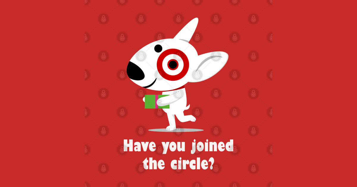 Cute Bullseye Dog Team Member - Target Team Member - T-Shirt | TeePublic
