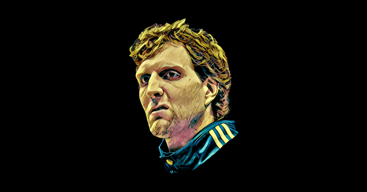 Dirk Face - Nba - Sticker | TeePublic