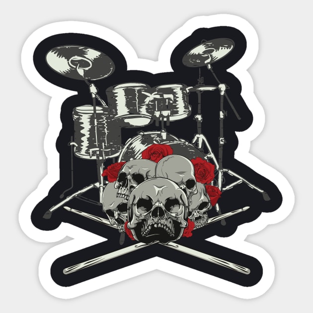 drums skull