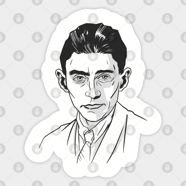 Franz kafka - Franz Kafka - Sticker | TeePublic