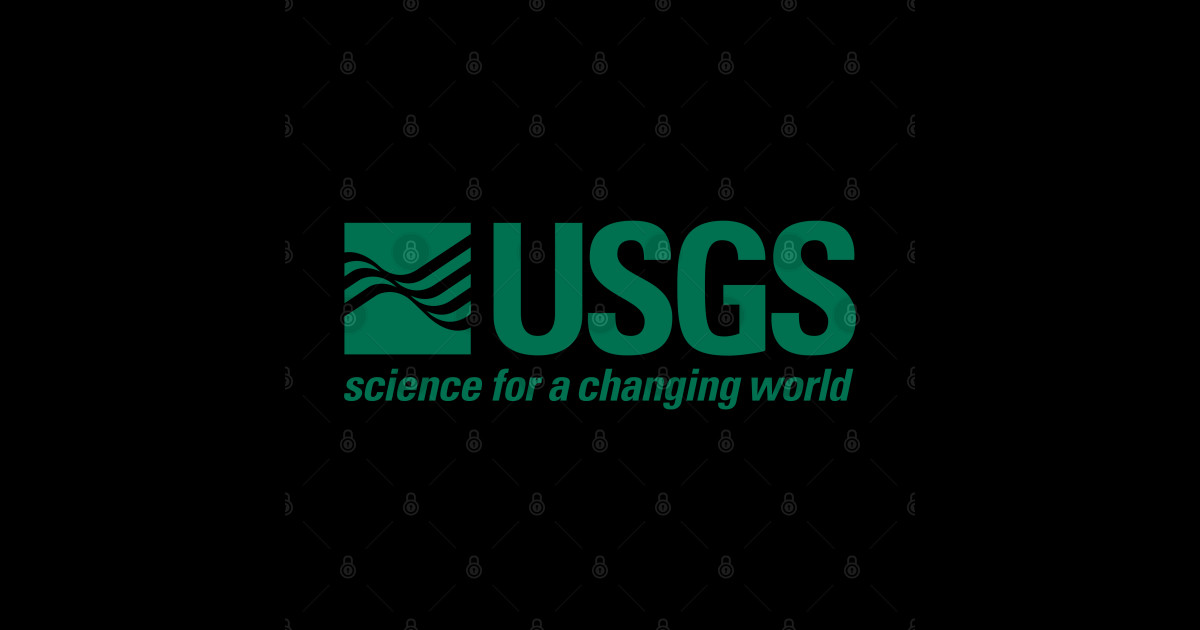 USGS Green Logo - Usgs - Sticker | TeePublic