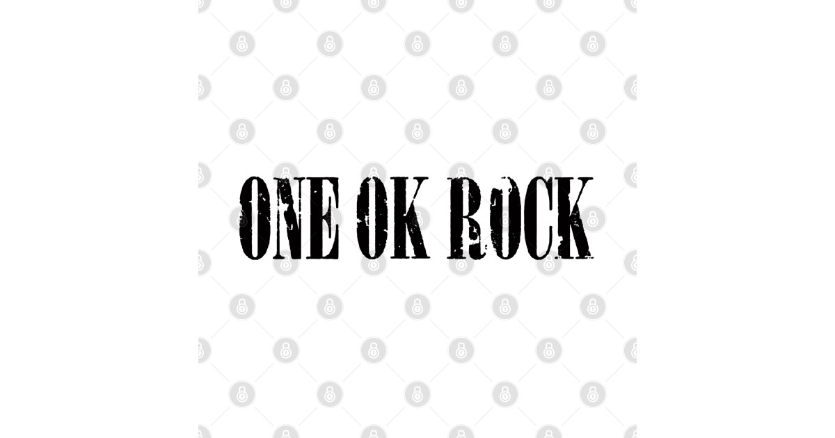 Classic Black One OK Rock Logo - One Ok Rock - T-Shirt | TeePublic