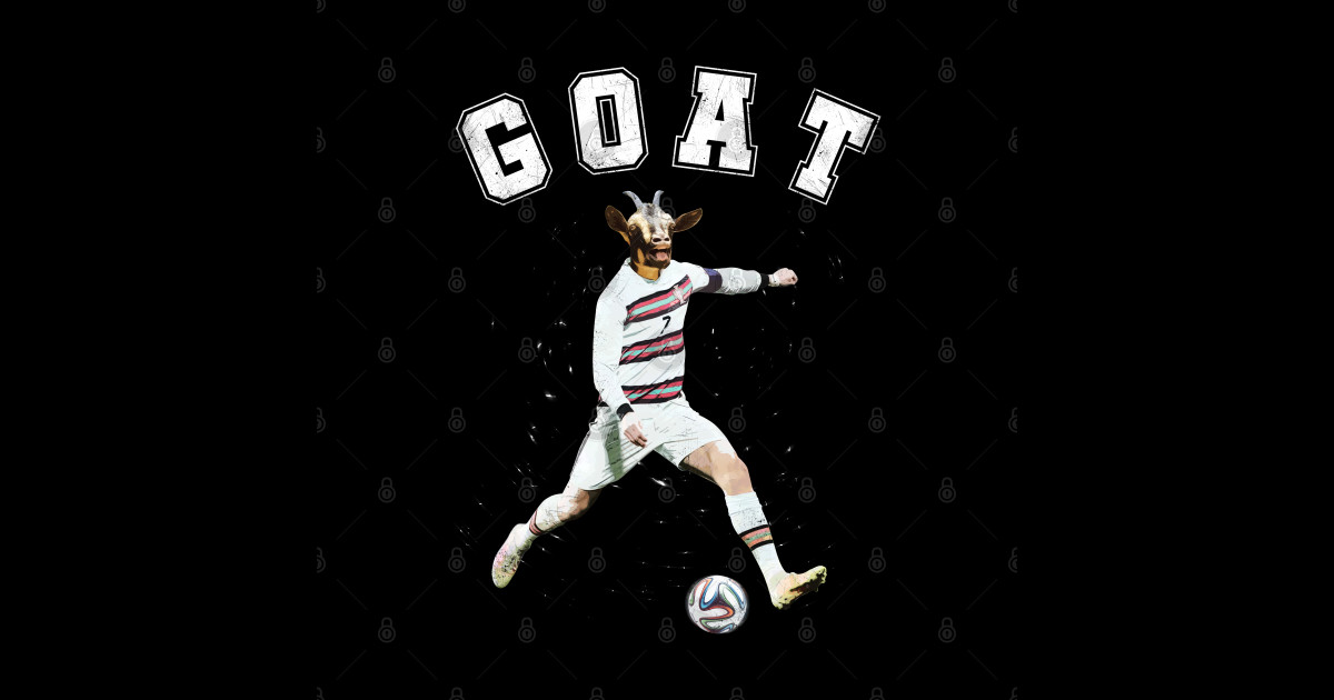 GOAT OF FOOTBALL - Football - Sticker | TeePublic