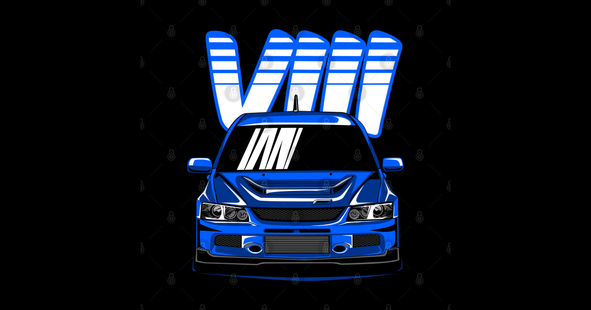 Lancer Evo - Art - Sticker | TeePublic