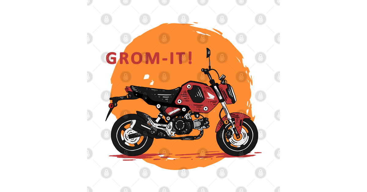 Honda Grom - Motorcycle - T-Shirt | TeePublic