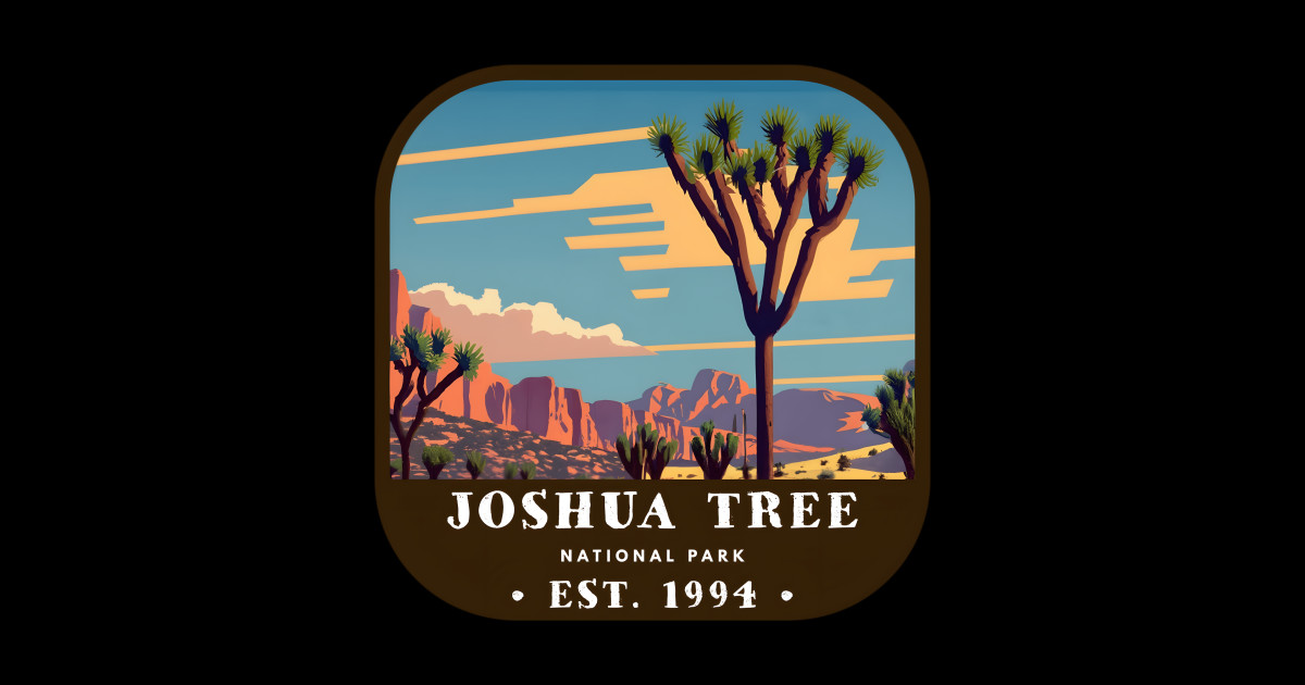 Joshua Tree National Park - Joshua Tree - Sticker | TeePublic