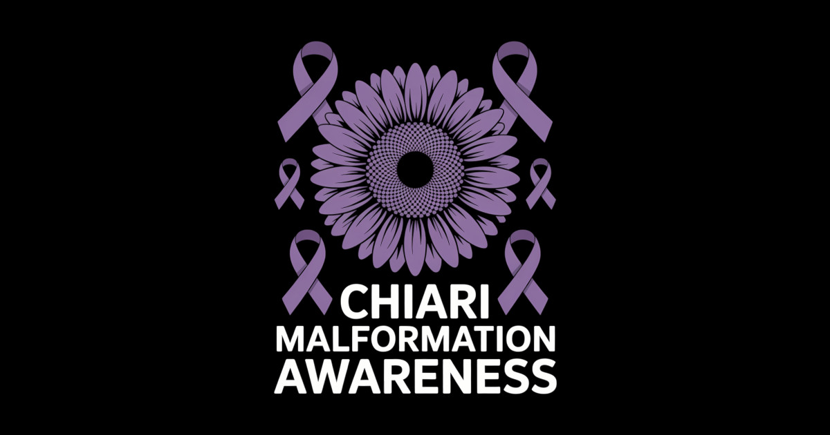 Wear Purple Chiari Malformation Awareness Sunflower - Chiari - Sticker ...