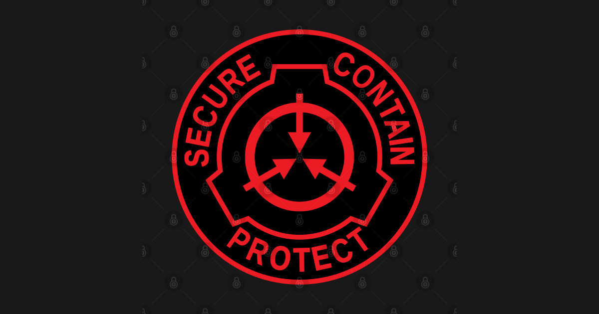 SCP patch - red - Scp Foundation - T-Shirt | TeePublic