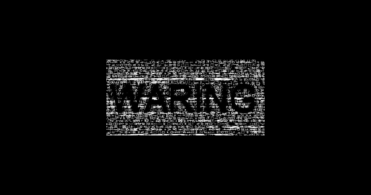 matrix warning - Matrix Warning - Sticker | TeePublic