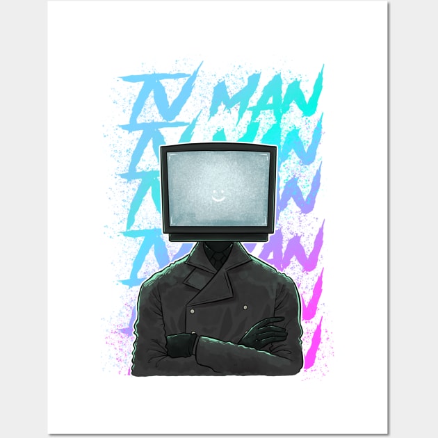 SKIBIDI TOILET TV MAN - Skibidi Toilet Skibidi Skibidi Toilet - Posters ...
