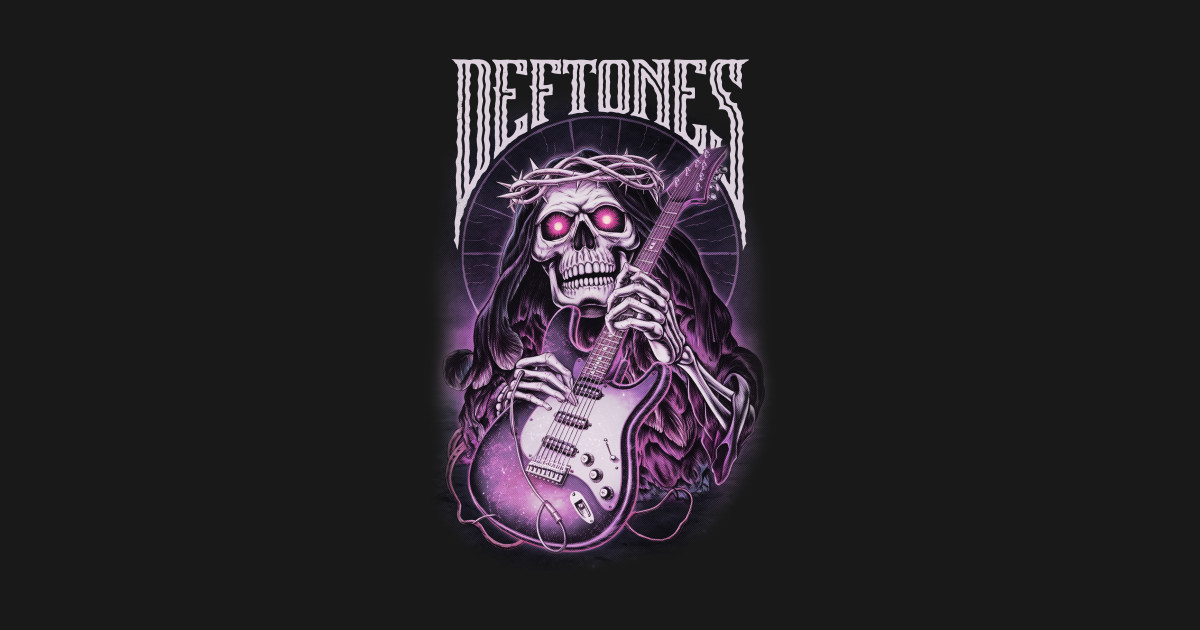 deftones guitar - Deftones Band - T-Shirt | TeePublic