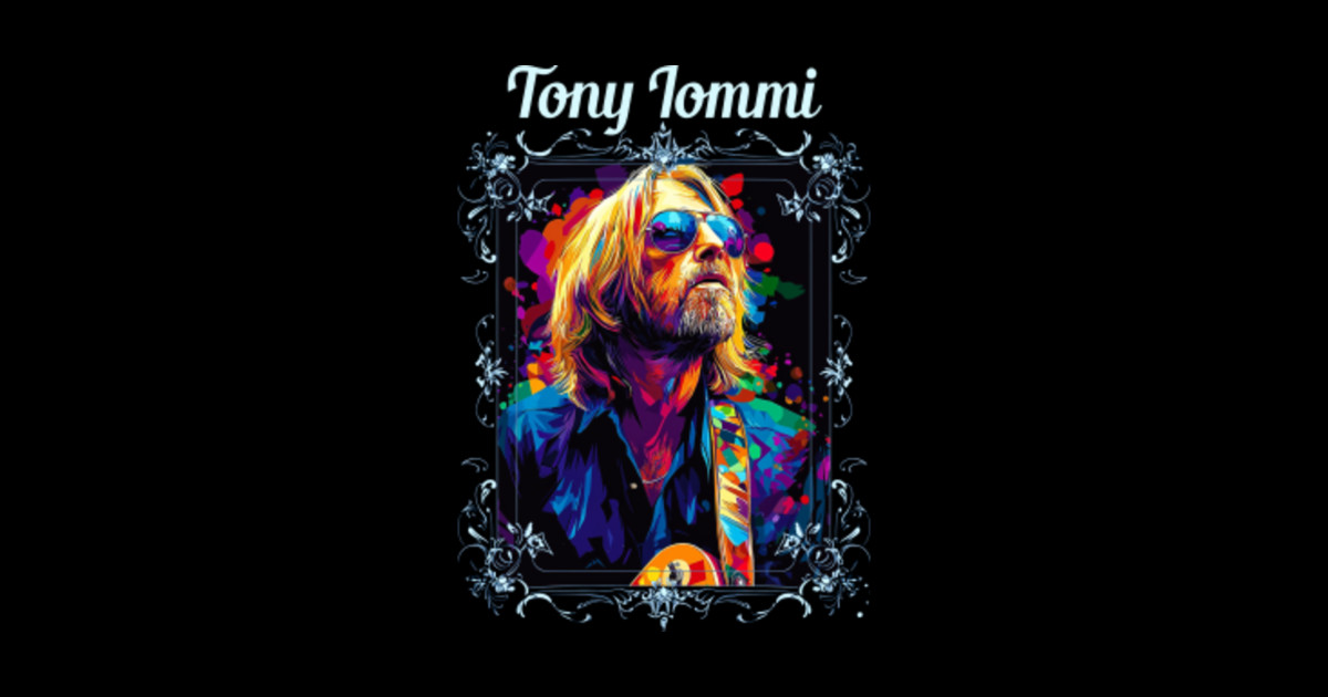 TONY IOMMI MUSICIAN FAN ART - Tony Iommi Musician Fan Art - Sticker ...