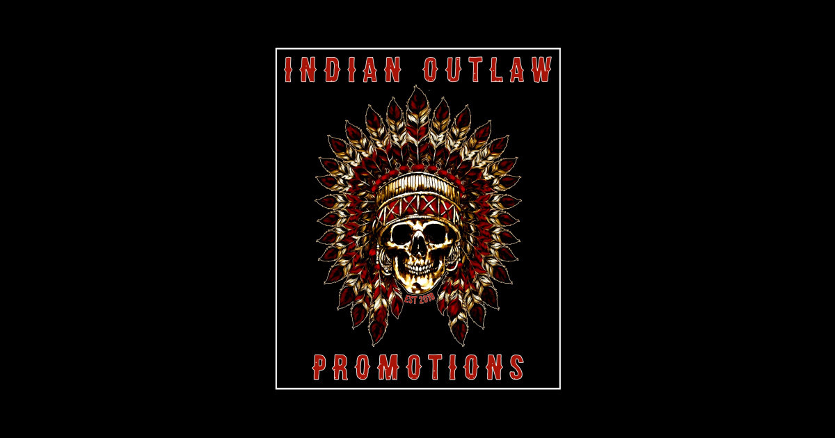 IOP Headdress Design! - Indian Outlaw Promo - Sticker | TeePublic