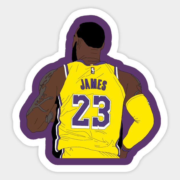 Lebron James - Lebron James - Sticker | TeePublic