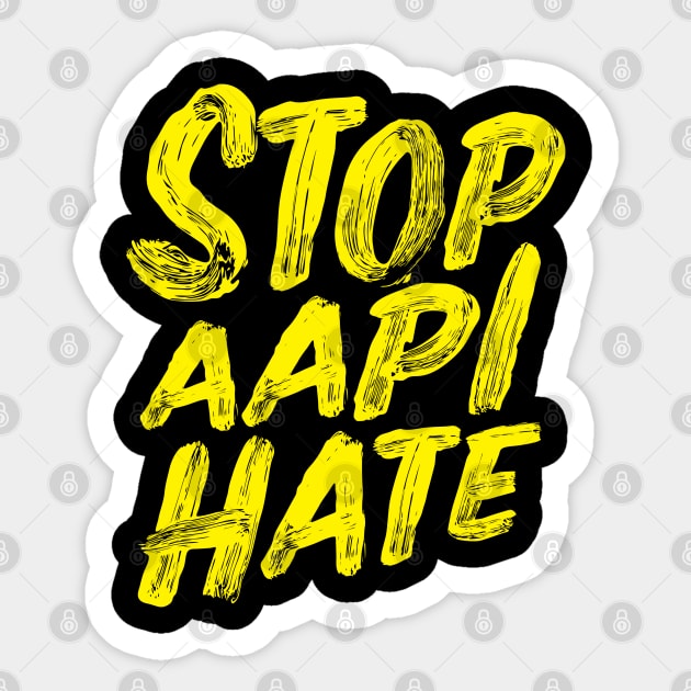 Stop AAPI Hate Official Logo - Stop Aapi Hate - Sticker | TeePublic