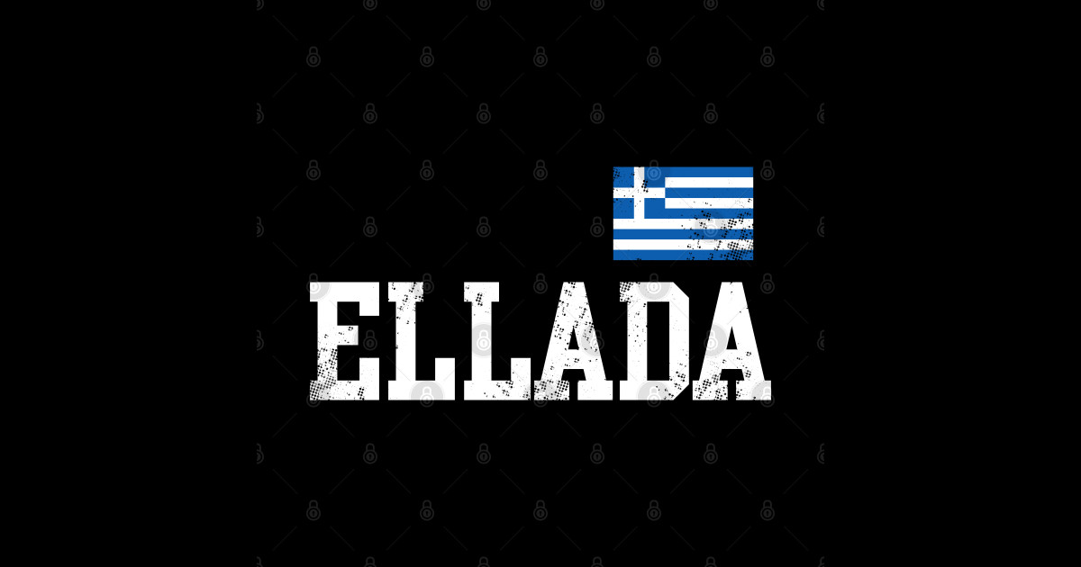 Ellada Greece Flag Greek Family - Greece - Sticker | TeePublic