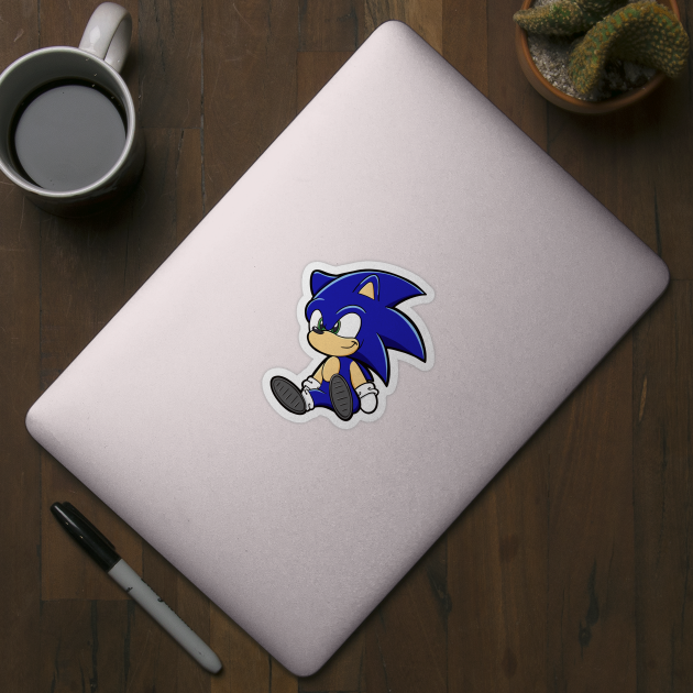 Chibi Sonic - Sonic The Hegdehog - Sticker | TeePublic