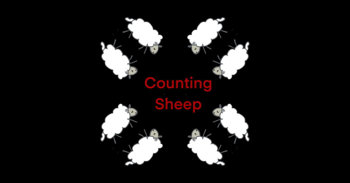 Counting Sheep - Sheep - Posters and Art Prints | TeePublic