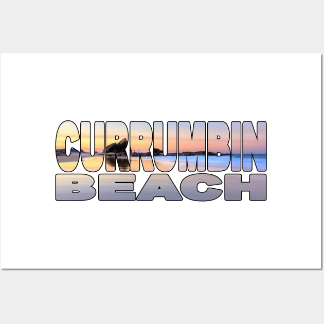 CURRUMBIN BEACH Rock Gold Coast QLD - Australia Sunset - Currumbin ...