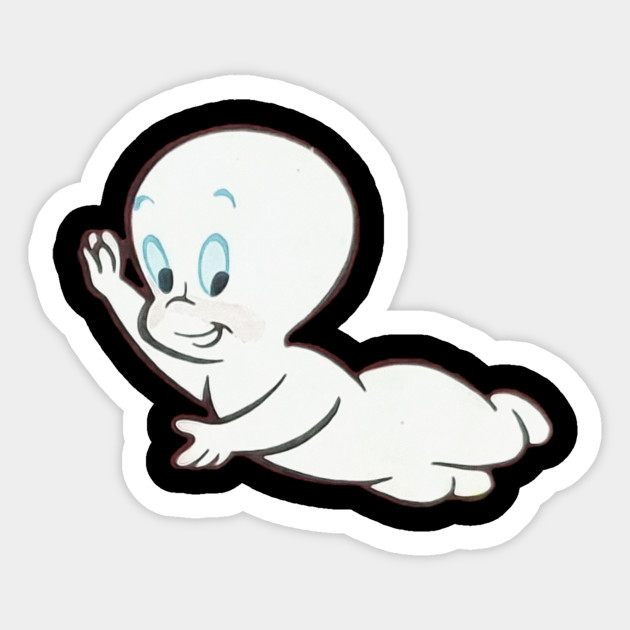 Casper the Friendly Ghost - Casper The Friendly Ghost - Sticker | TeePublic