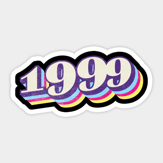 1999 Birthday Year - 1999 - Sticker | TeePublic