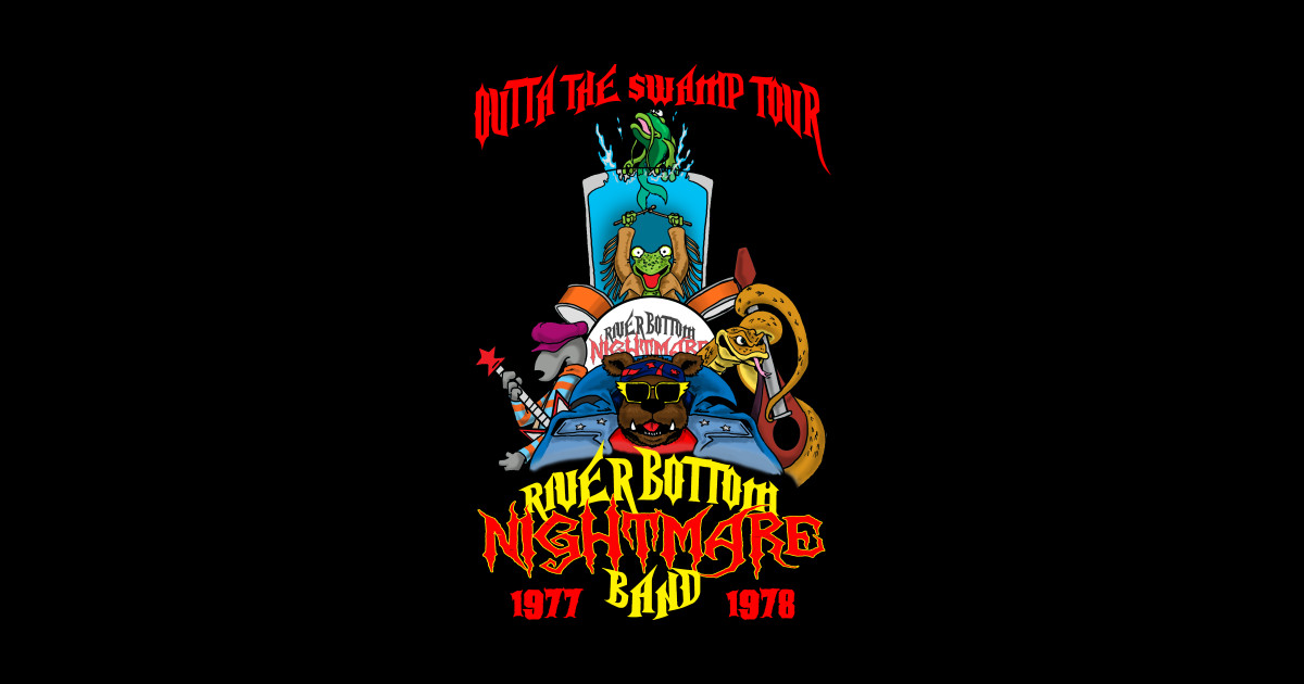 River Bottom Nightmare Band Tour Shirt - Muppets - T-Shirt | TeePublic
