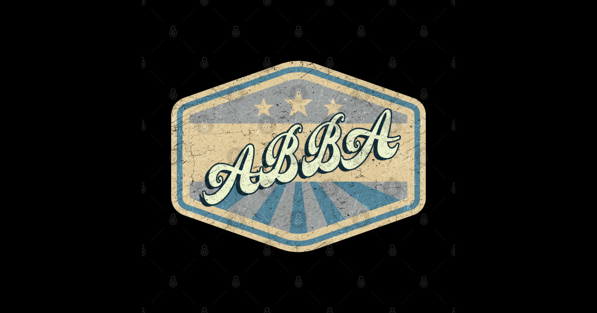 vintage abba - Abba - Sticker | TeePublic