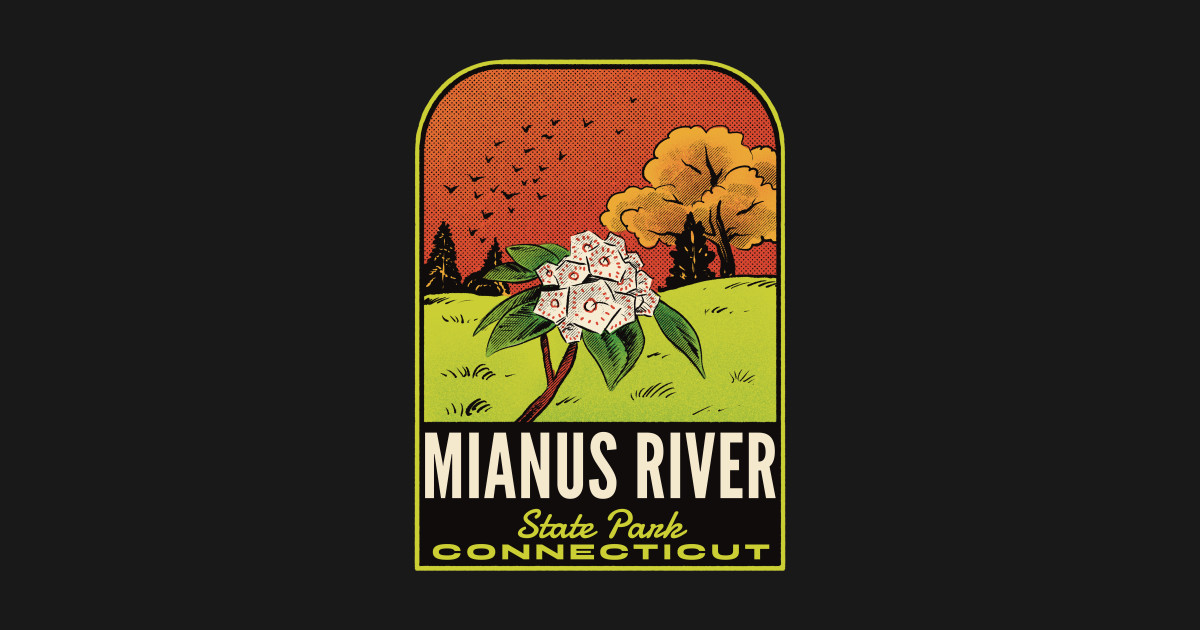 Mianus River State Park CT Vintage - Mianus River State Park - T-Shirt ...