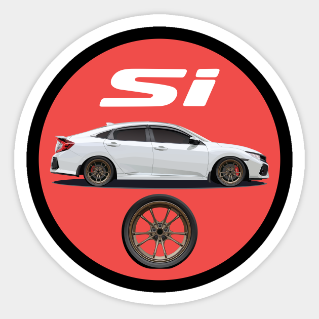 17 Civic Si - Civic Si - Sticker | TeePublic