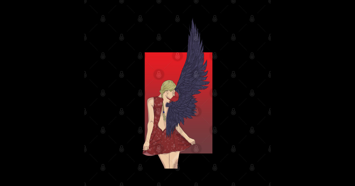 Fallen Angel - Fallen Angel - Sticker | TeePublic