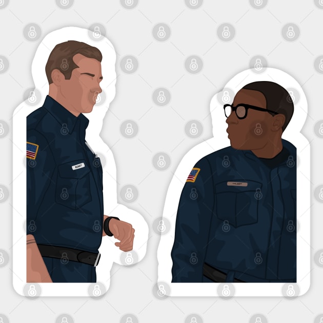 Evan 'Buck' Buckley & Henrietta 'Hen' Wilson | 911 - Evan Buck Buckley ...