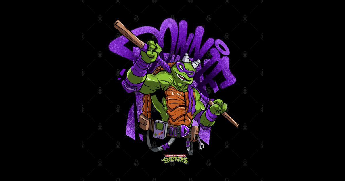 Teenage Mutant Ninja Turtle Donnie - Graffiti Cartoon - Cartoons ...