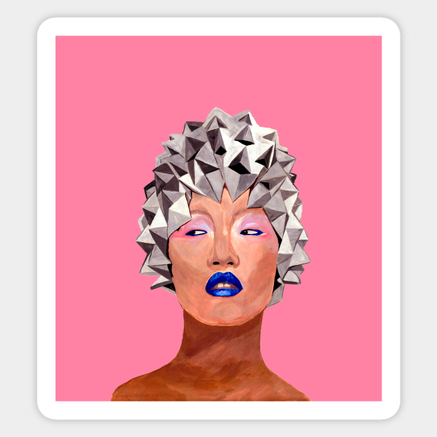 Pink Mike 2 - Face - Sticker | TeePublic