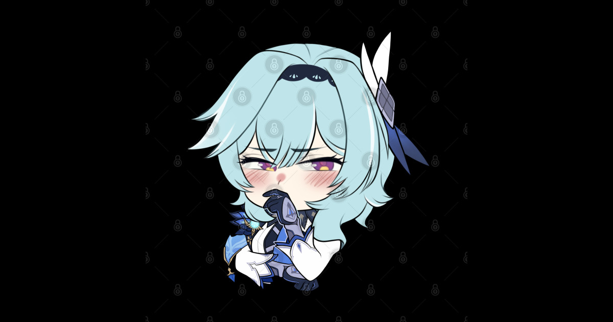 Chibi Eula - Genshin Impact - Sticker | TeePublic