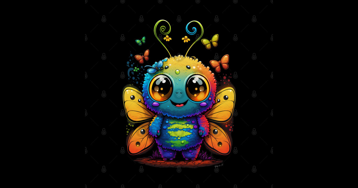 Cute baby Butterfly Designe #1 by Farbrausch Art 2023. - Baby - Sticker ...
