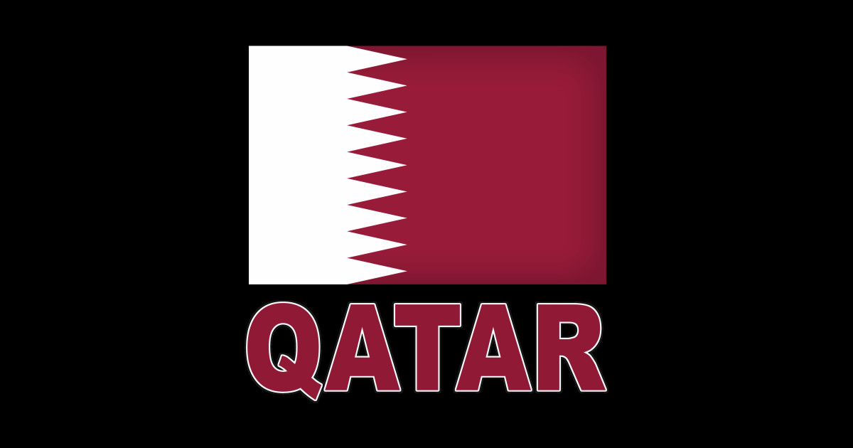 The Pride of Qatar - Qatari National Flag Design - Qatar - Magnet ...